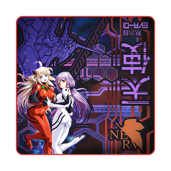 Neon Strikers v2 - 2-Player Cloth Playmat – Mana Moon