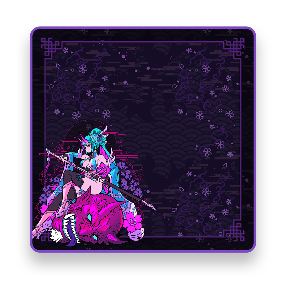 Onislayer Ariza 2-Player Cloth Playmat – Mana Moon