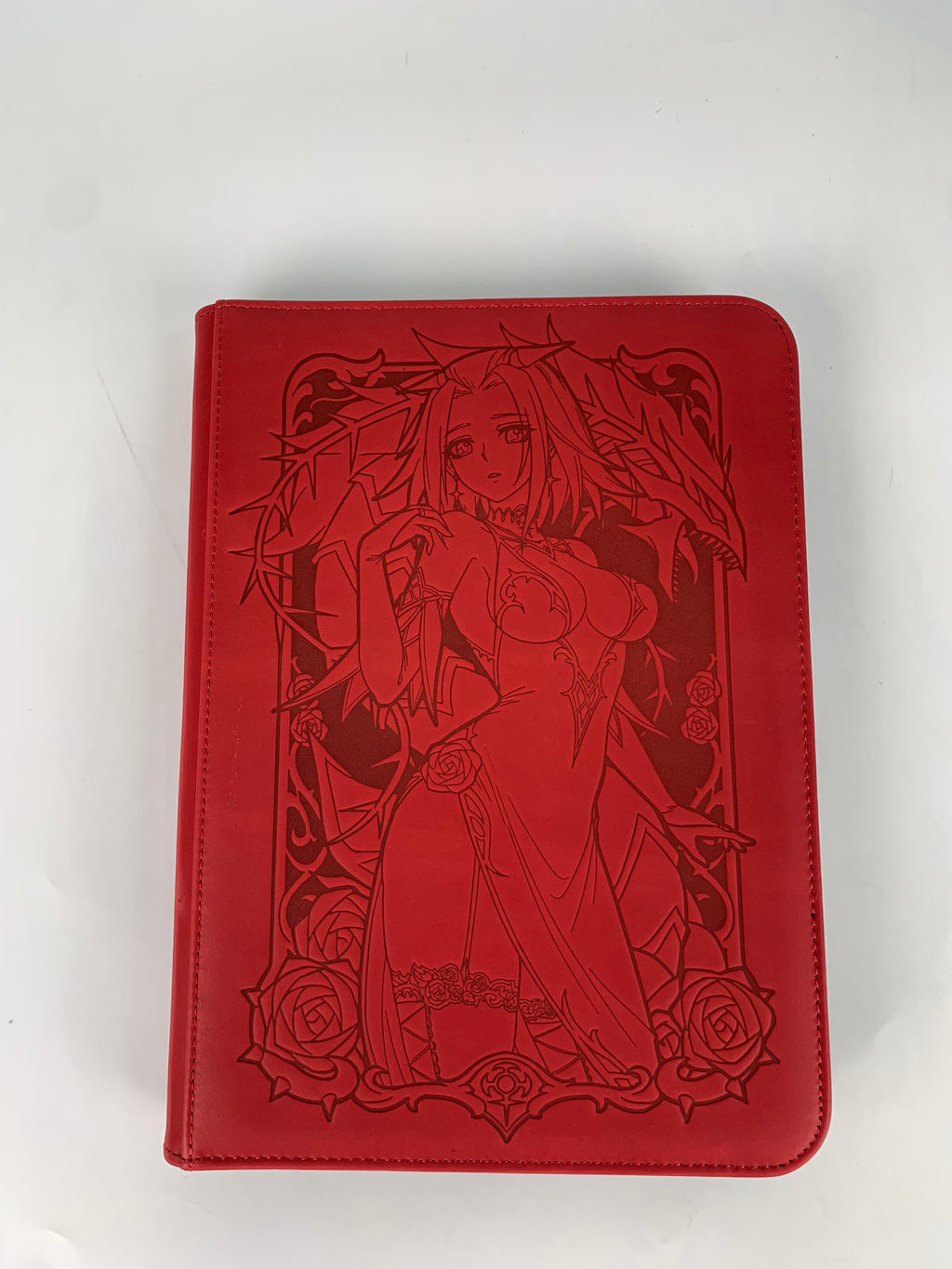 Blackrose Gown Limited Authentic Leather 9-Pocket Trading Card Binder ...