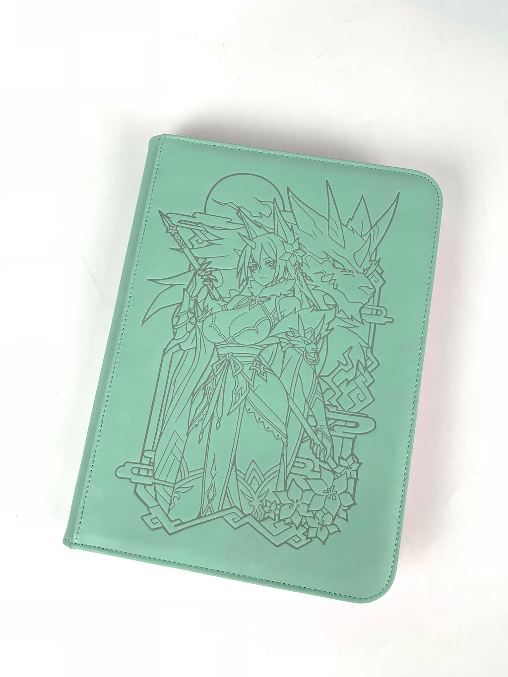 Farra, the White Wolf Limited 9-Pocket Authentic Leather Trading Card ...