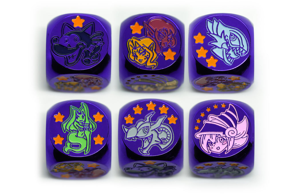Metal Manga! Chipless Metal Dice (Set of 2) – Mana Moon