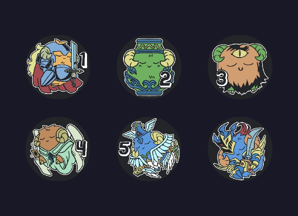 Goatfull Metal Plated Dice (Set of 2) – Mana Moon