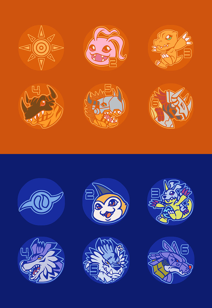 Set of 2 Limited Metal Friendship&Courage Dice – Mana Moon